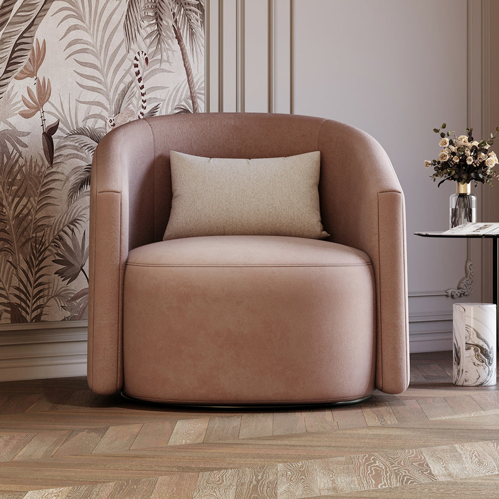 Explore our large variety of products with Pink Velvet Chair By Alhome ...